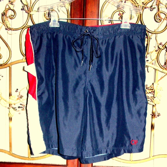 OP | Swim | Op Mens Red White Blue Swim Trunksxl 442 | Poshmark